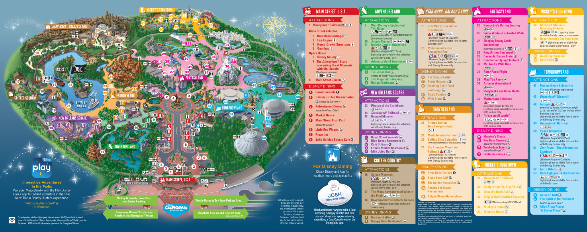 Disneyland Park Map - Kelly Does Life